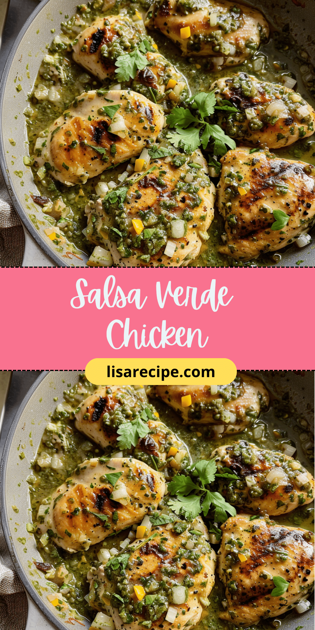 Salsa Verde Chicken - Lisa Recipe