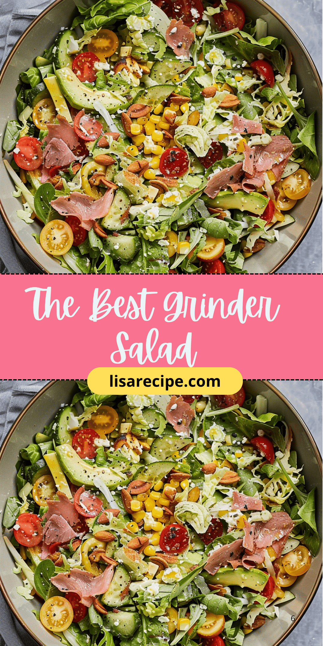 The Best Grinder Salad - Lisa Recipe