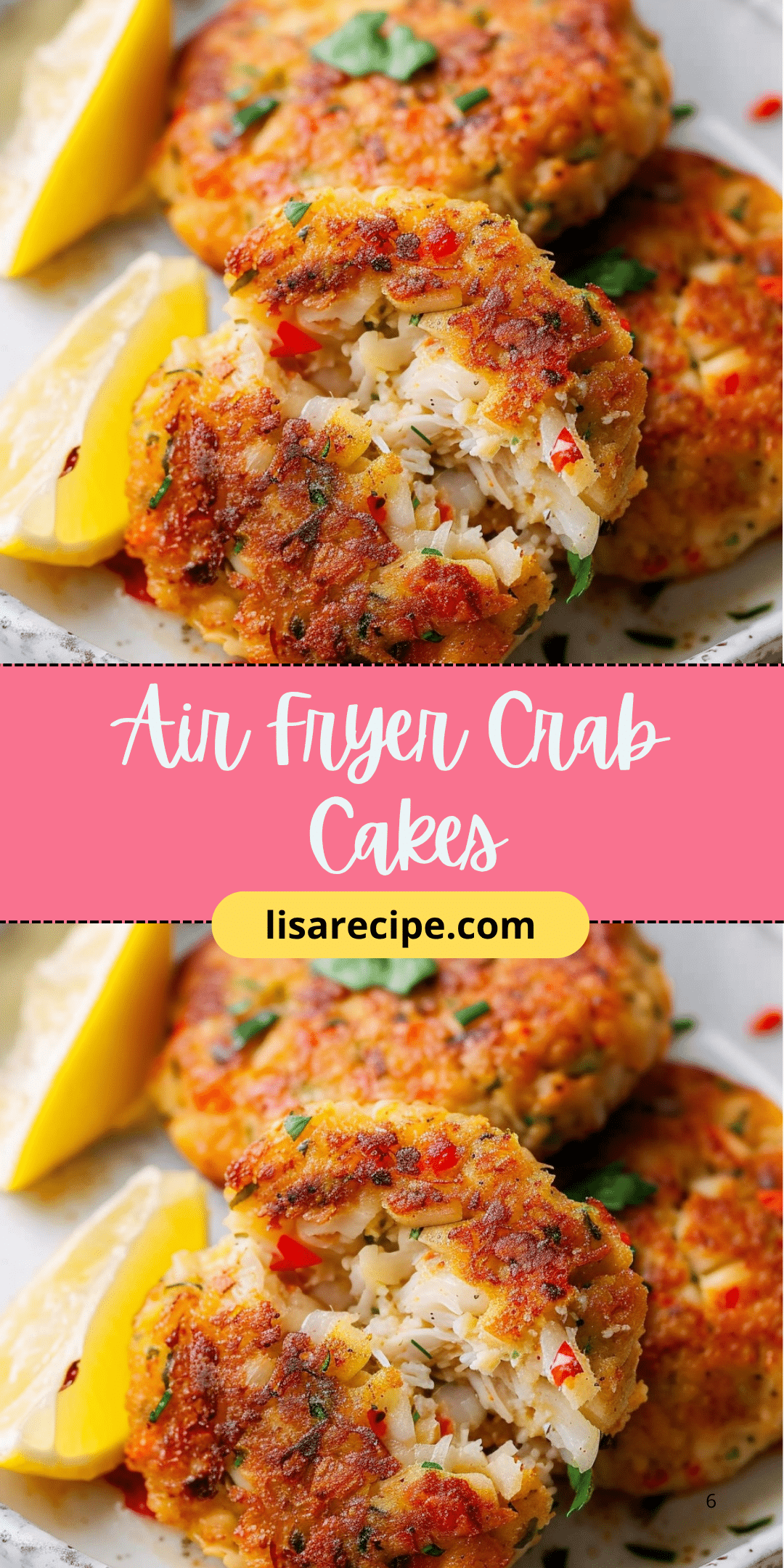 Air Fryer Crab Cakes - Lisa Recipe