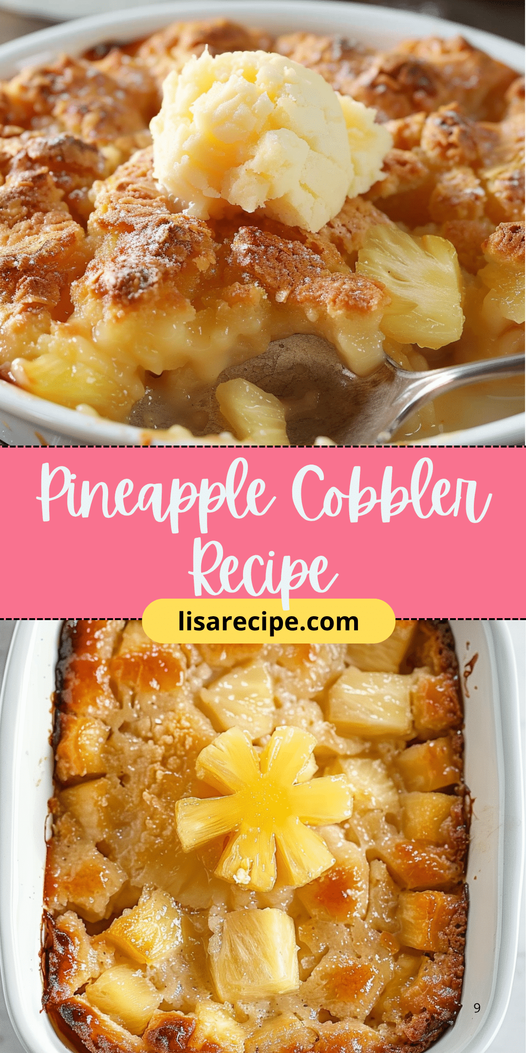 Pineapple Cobbler - Lisa Recipe
