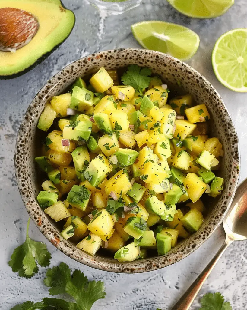 Pineapple Avocado Salsa - Lisa Recipe