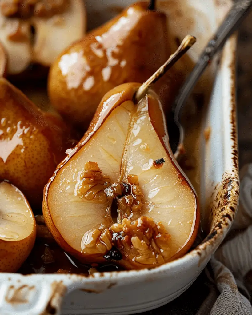 Baked Pears recepe - Lisa Recipe