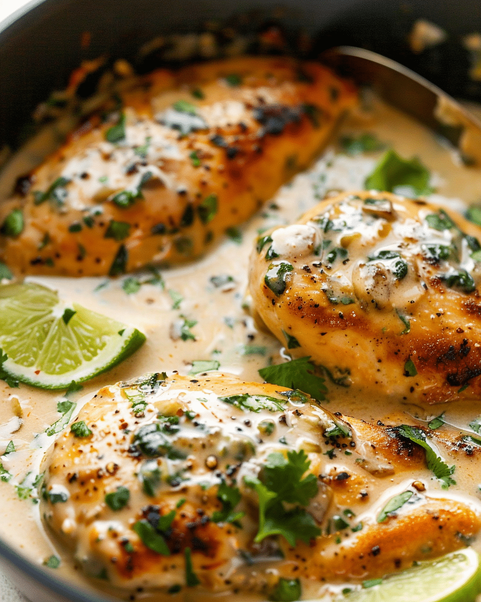 Creamy Cilantro Lime Chicken - Lisa Recipe