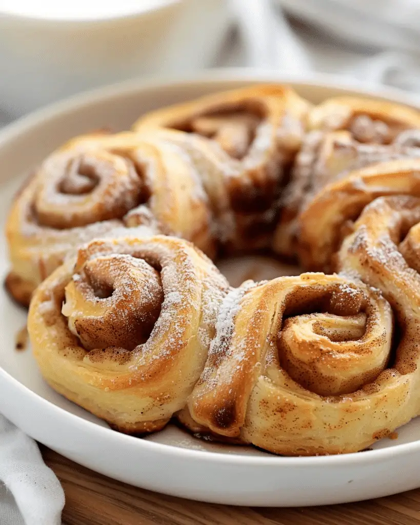 Crescent Cinnamon Rolls - Lisa Recipe