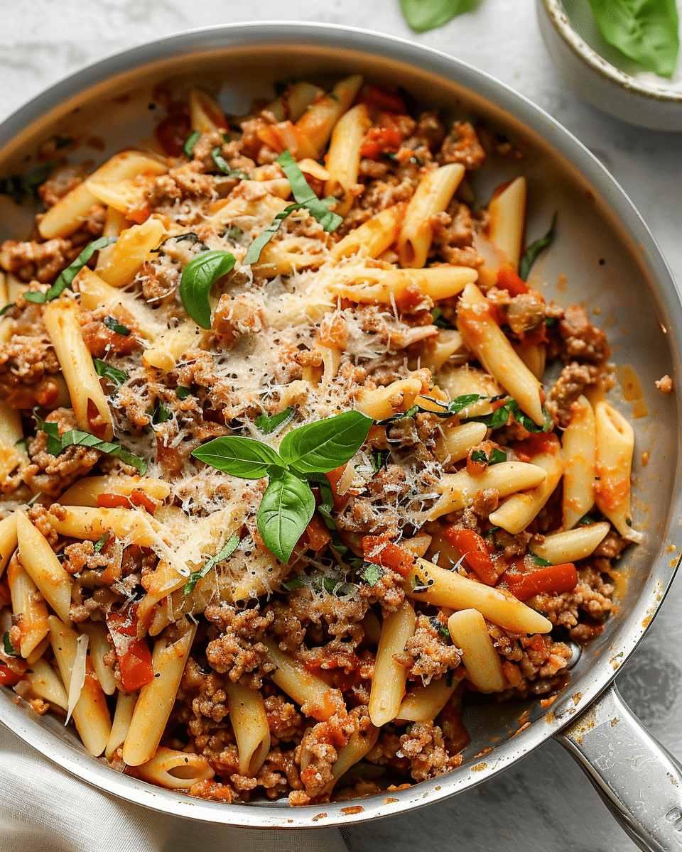 Ground Turkey Pasta recepe - Lisa Recipe