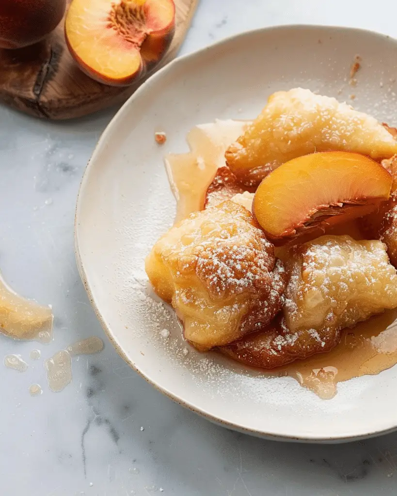 Peach Dumplings - Lisa Recipe