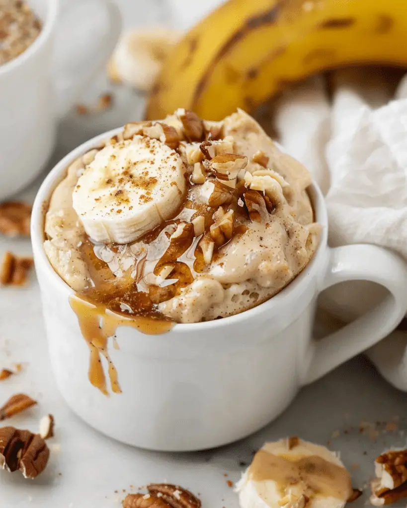 Banana Nut Mug Cake - Lisa Recipe