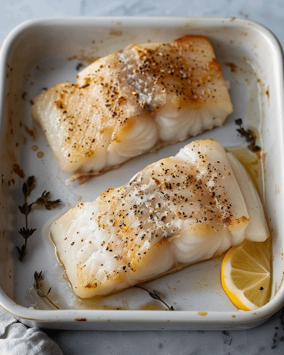 Baked Cod With Roasted Tomatoes and Lemon - Lisa Recipe