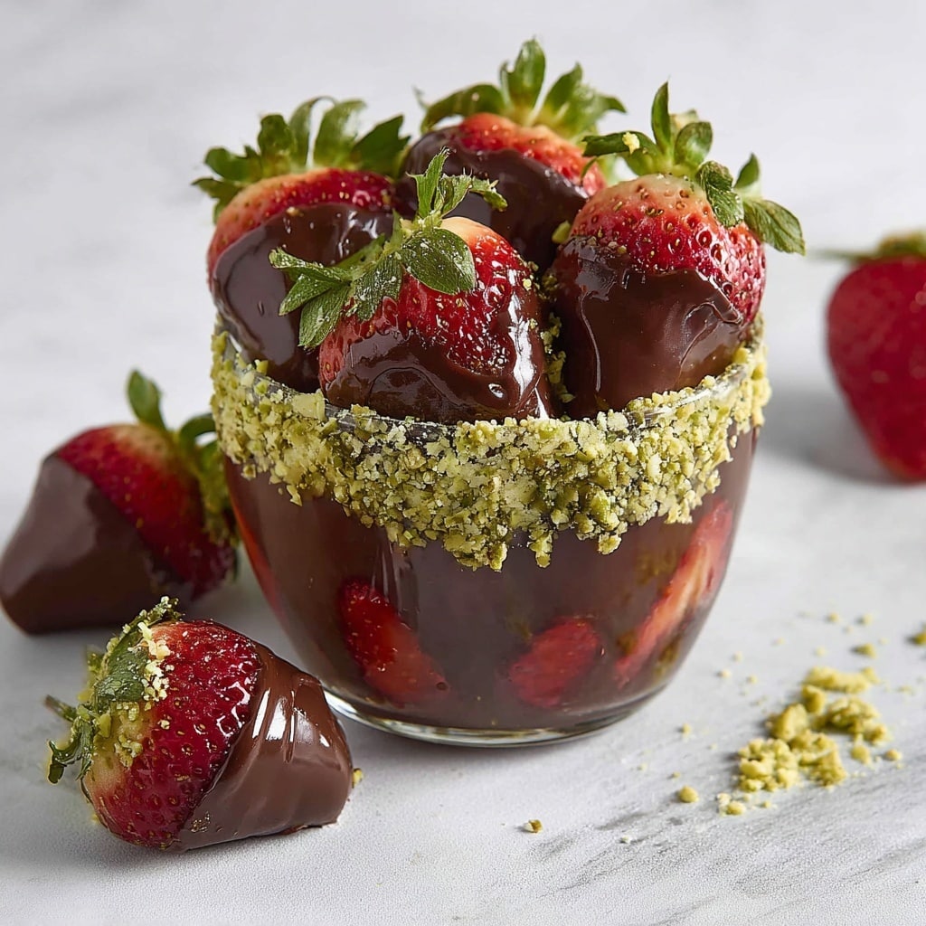 Dubai Chocolate Strawberries recepe - Lisa Recipe