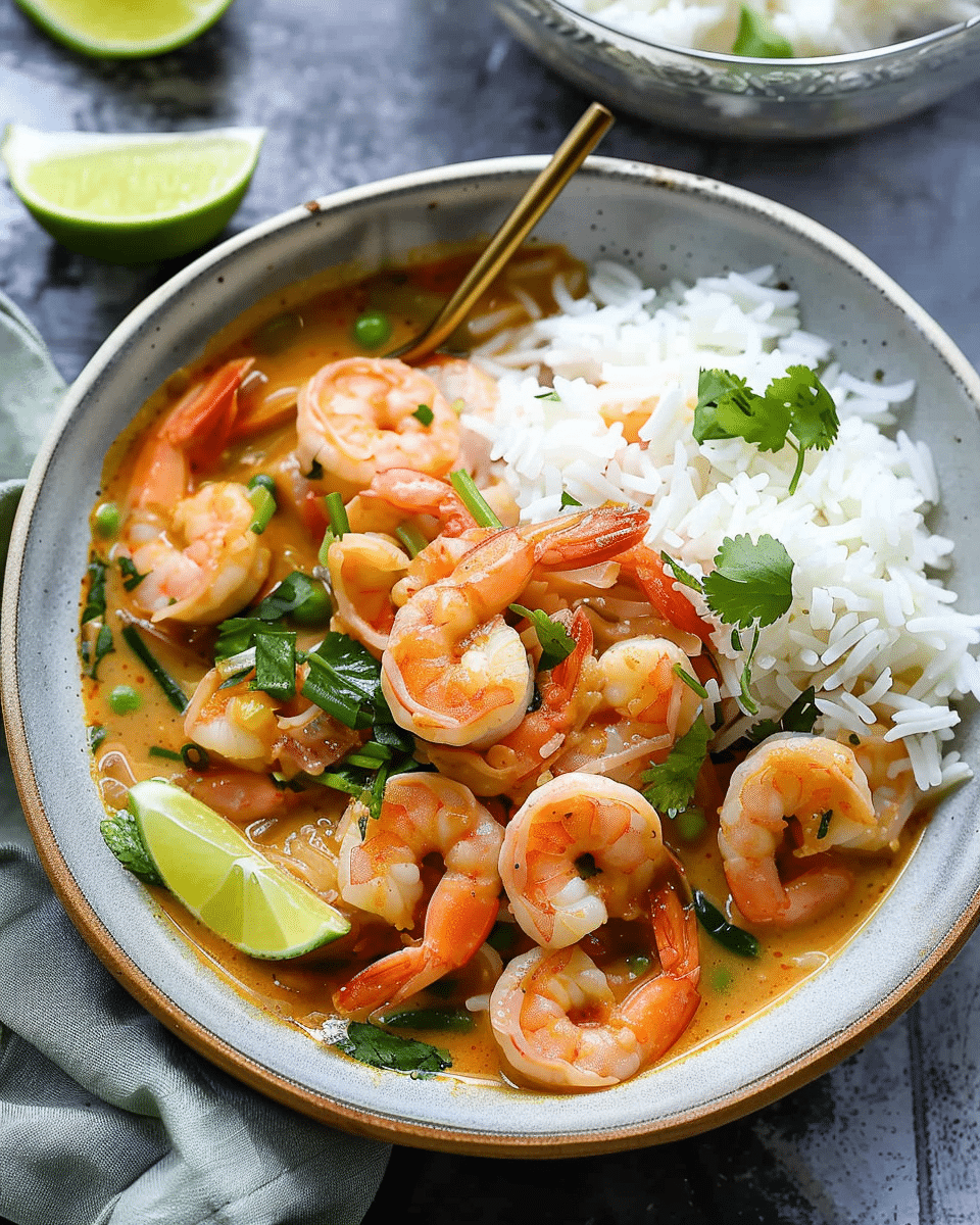 Easy Thai Shrimp Curry - Lisa Recipe