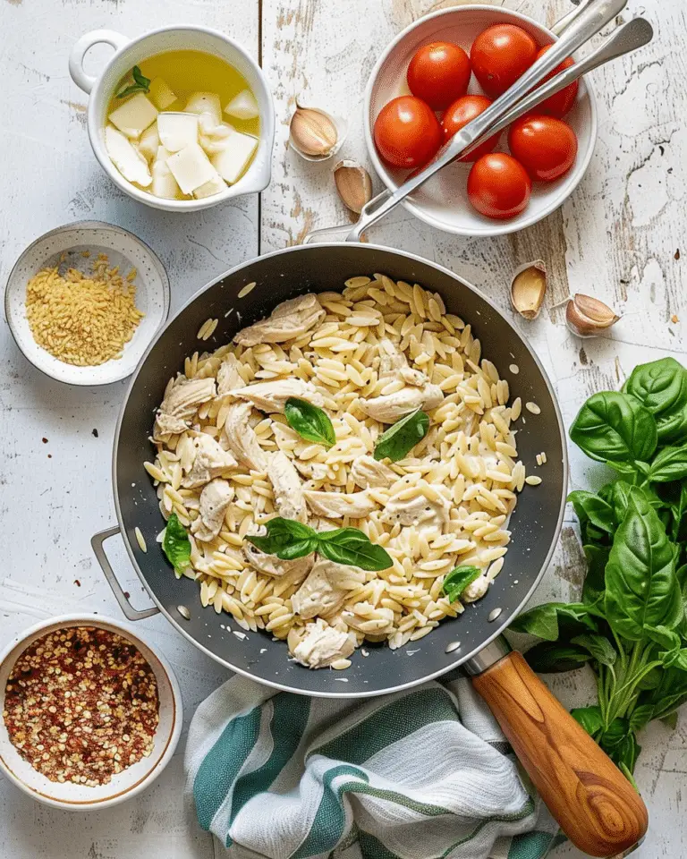 Baked Chicken Orzo - Lisa Recipe