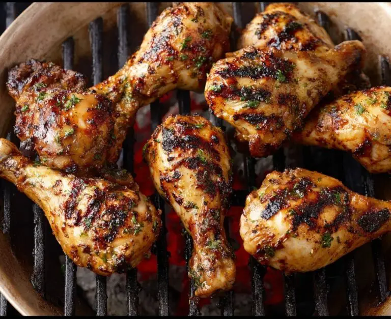Grilled Chicken Drumsticks - Lisa Recipe