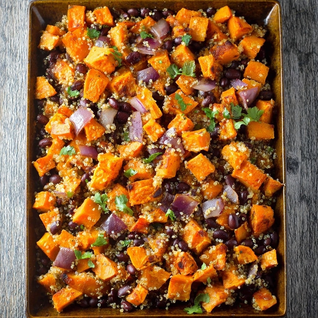 Roasted Sweet Potato Quinoa Black Bean Salad - Lisa Recipe